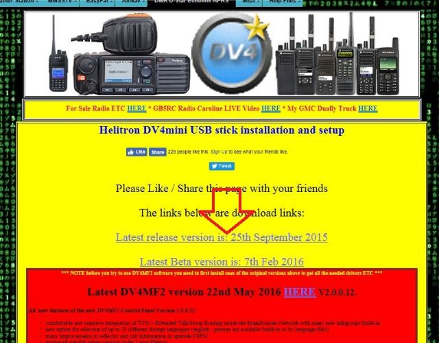 DV4mini USB dongle Setup